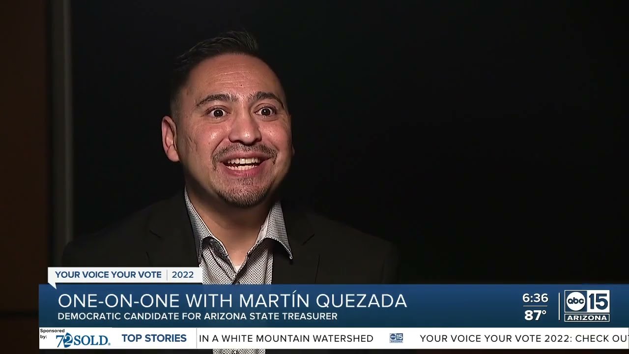 State Treasurer candidate Martin Quezada focusing education ...