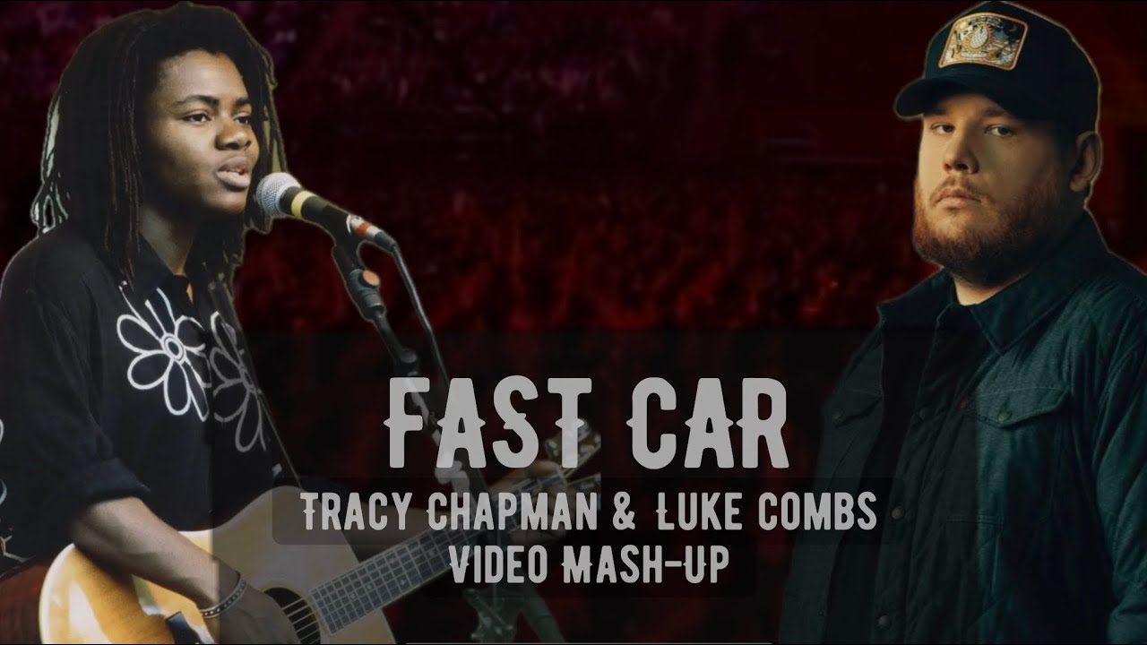 VIDEO MASH-UP with LYRICS! Fast Car by Tracy Chapman, cover by Luke ...