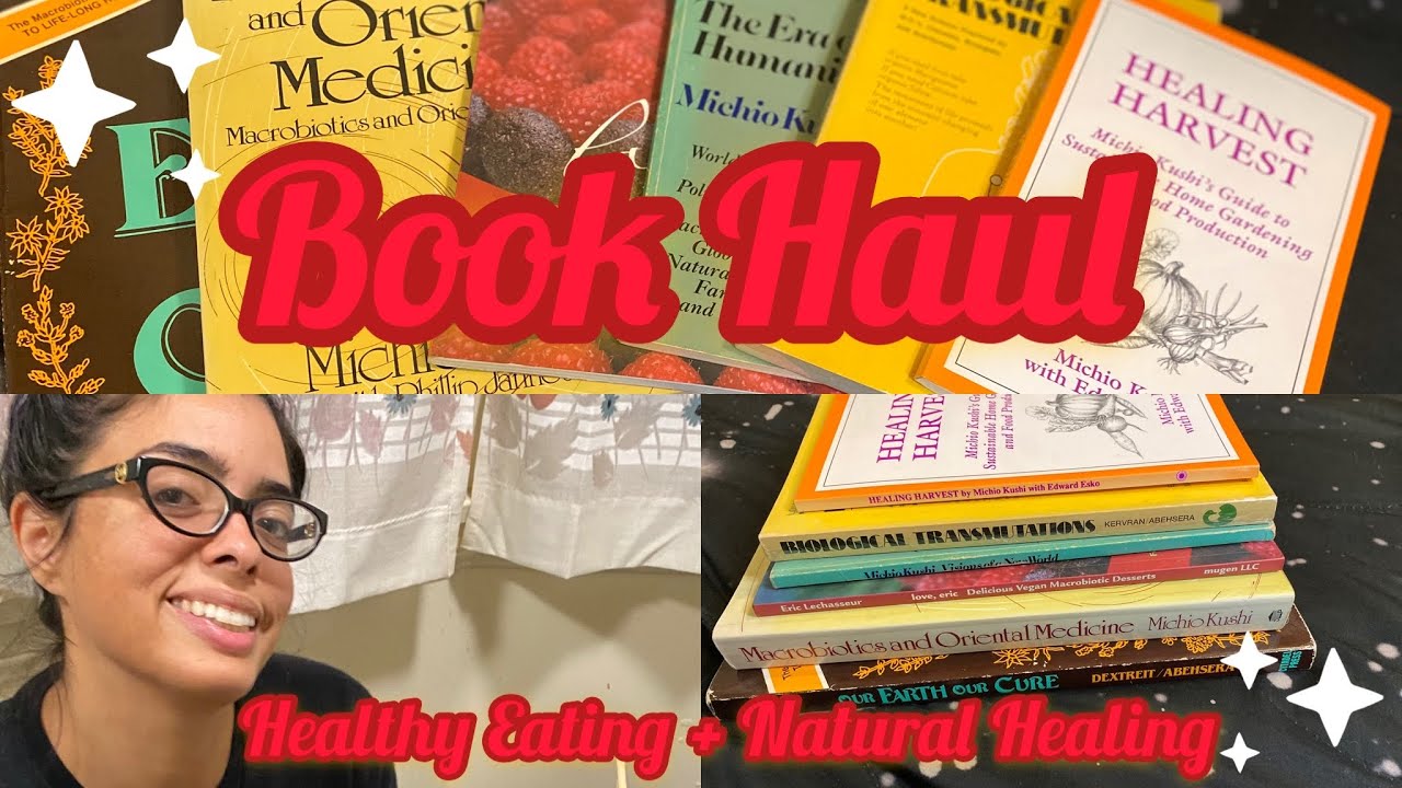 Healthy Eating + Natural Healing BOOK HAUL | BOOKTUBE - YouTube
