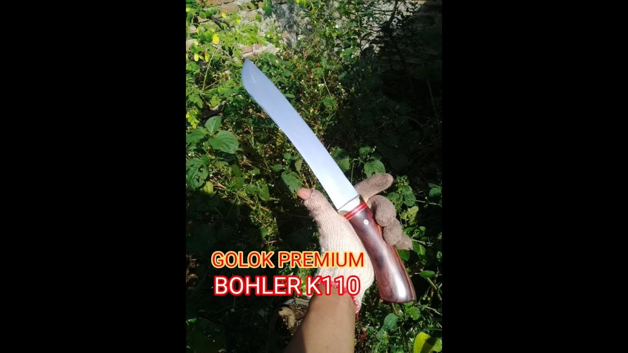 Golok premium !!! Golok sembelih material bohler k110 #golok # ...