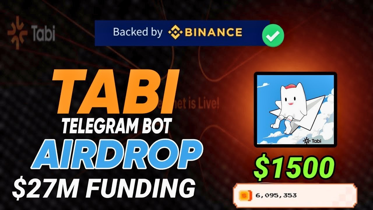 Tabizoo Telegram Mining Airdrop: Backed by Binance with $27 Million Funding! - YouTube