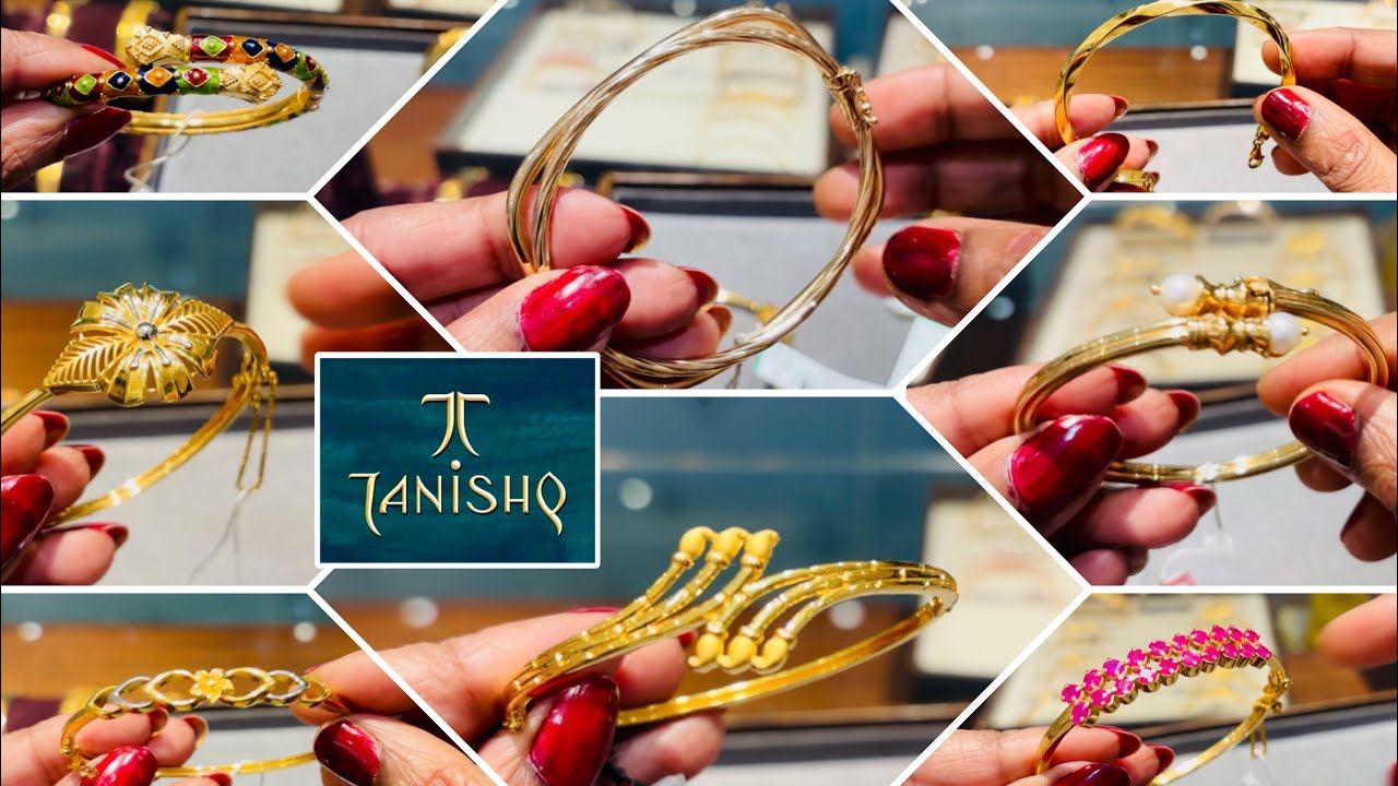 Tanishq Beautiful 🤩 Single Bangle design with price | Tanishq Kada ...