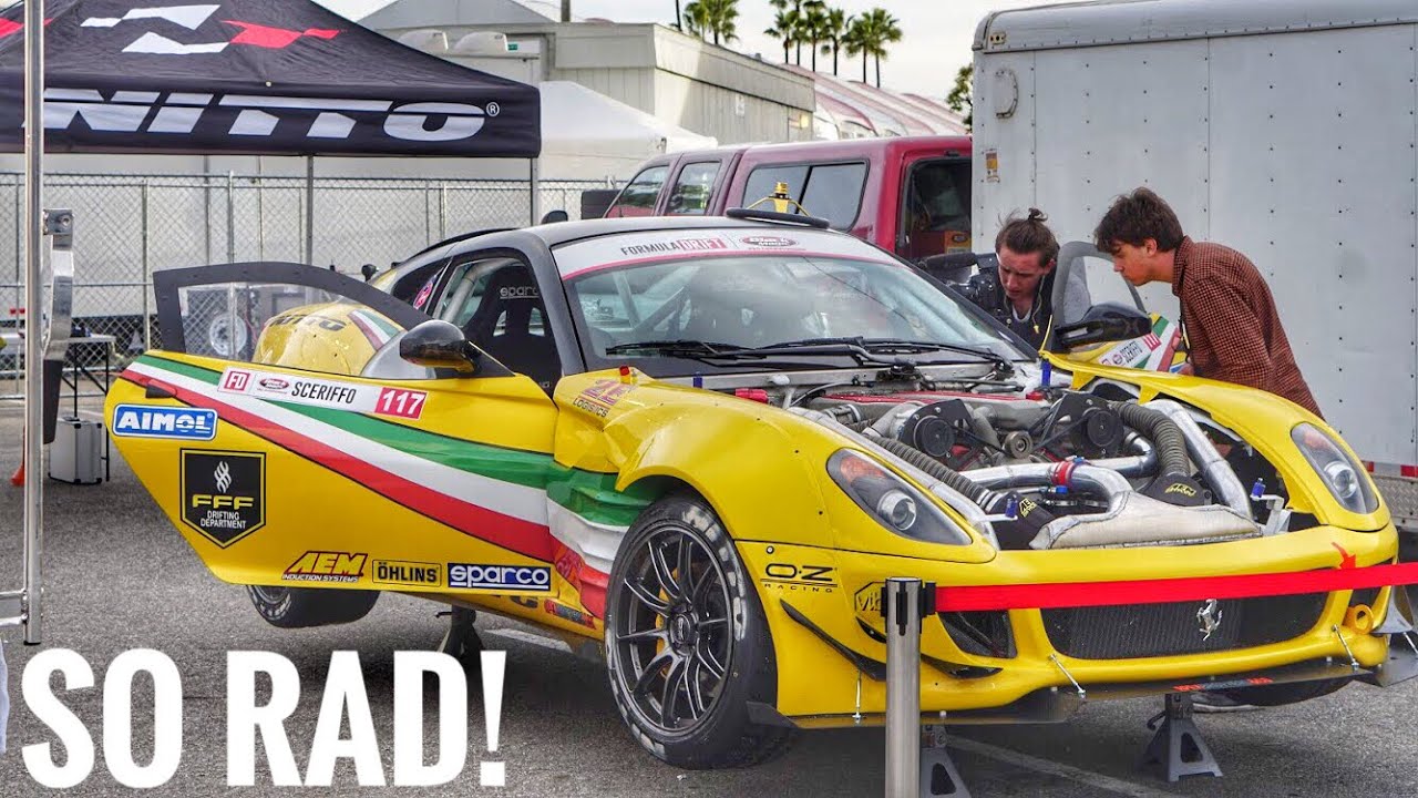 Twin Supercharged FERRARI Drift Car! New builds of FD! - YouTube