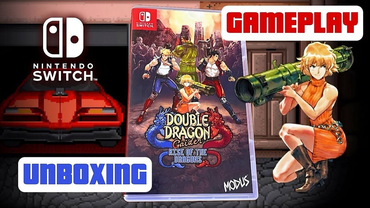 Double Dragon Gaiden: Rise Of The Dragons | Nintendo Switch | Unboxing ...