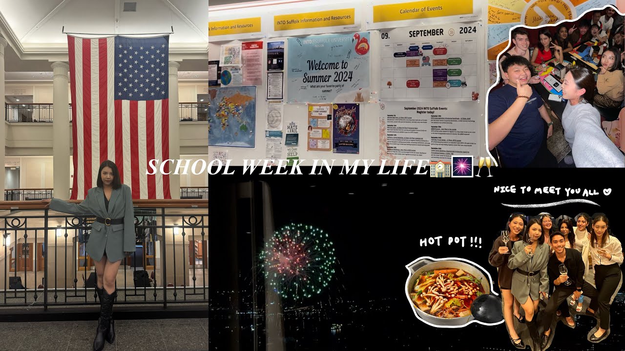 【SCHOOL WEEK IN MY LIFE】 School Day🏫 ⎸ Orientation ⎸Firework on Labor ...