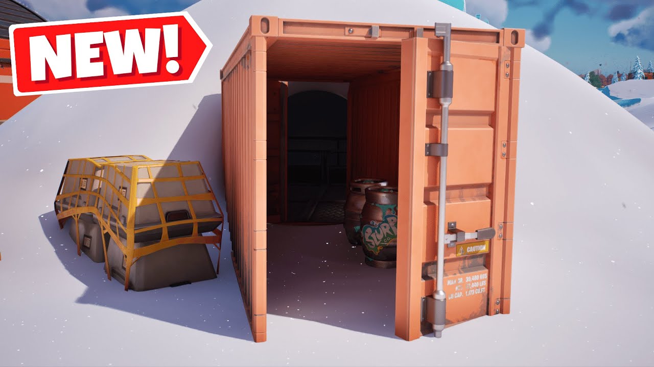 Fortnite NEW Secret Base (Map Update) - YouTube