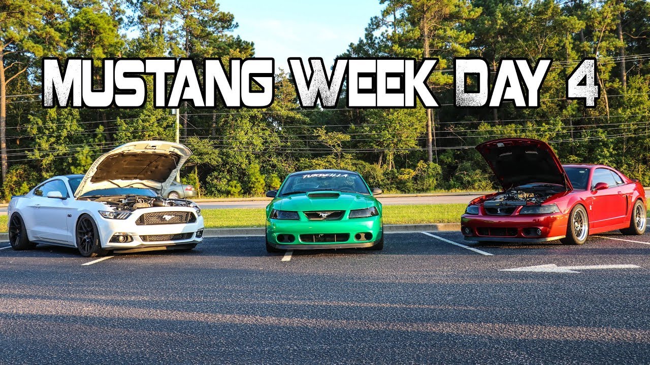 Mustang Week 2017 Day 4 Car Show - YouTube