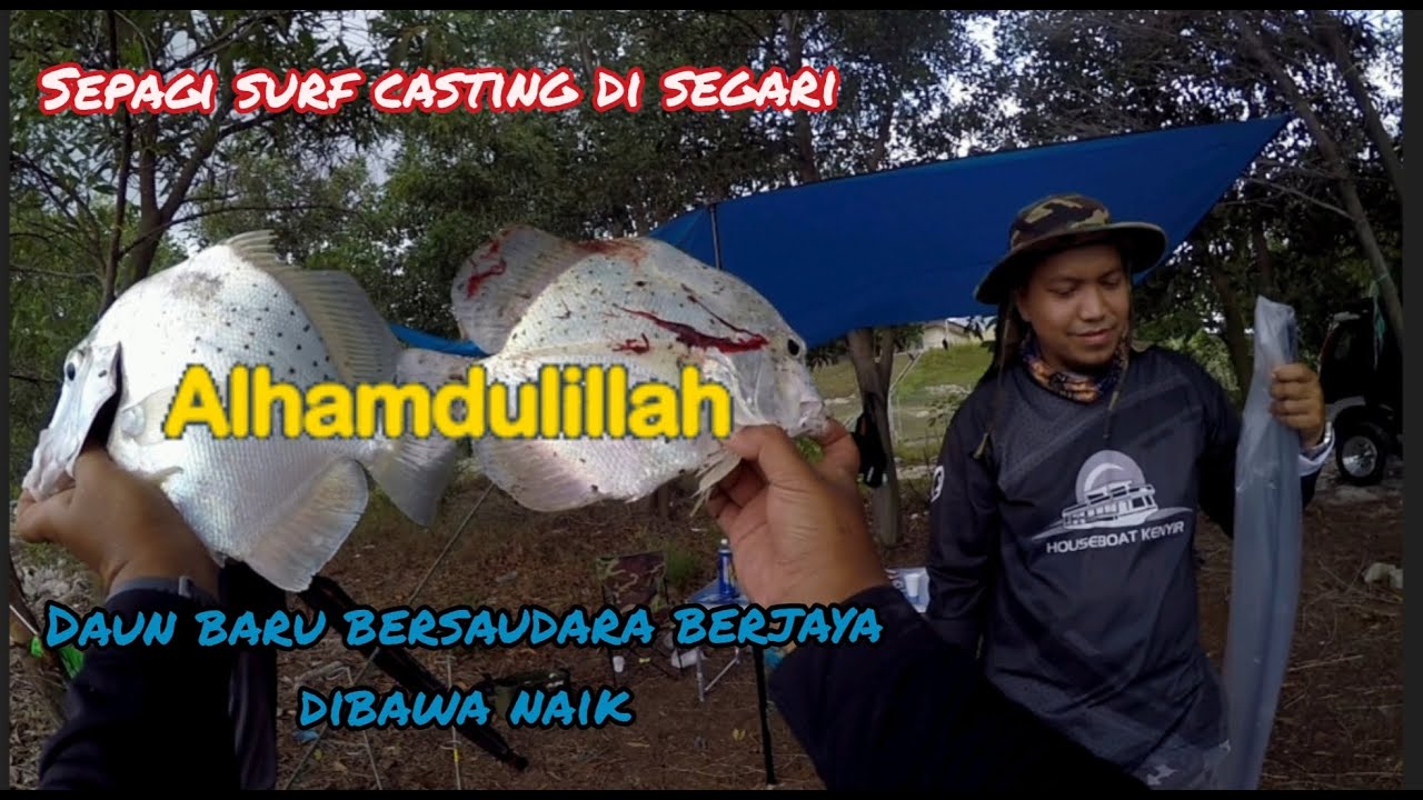 Surf casting di pantai Segari Perak - YouTube