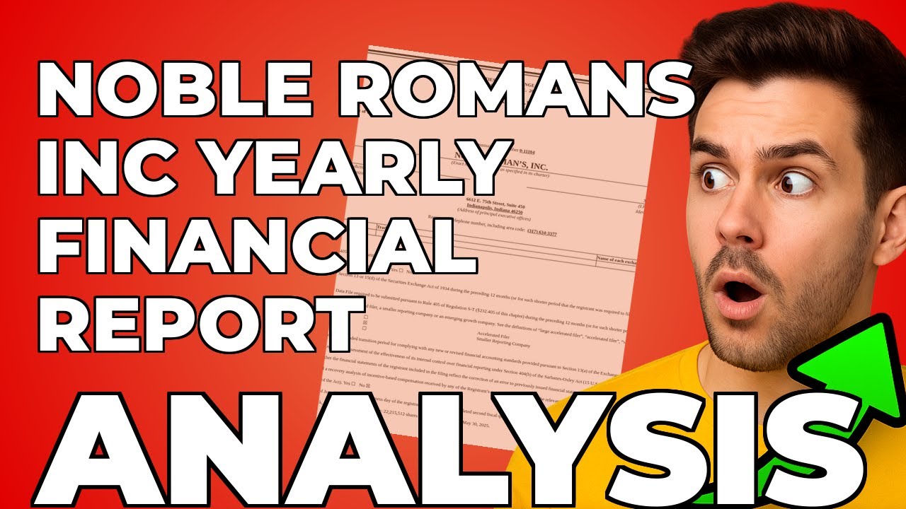 Noble Roman's: My Worry After Reading Their Annual Report - YouTube
