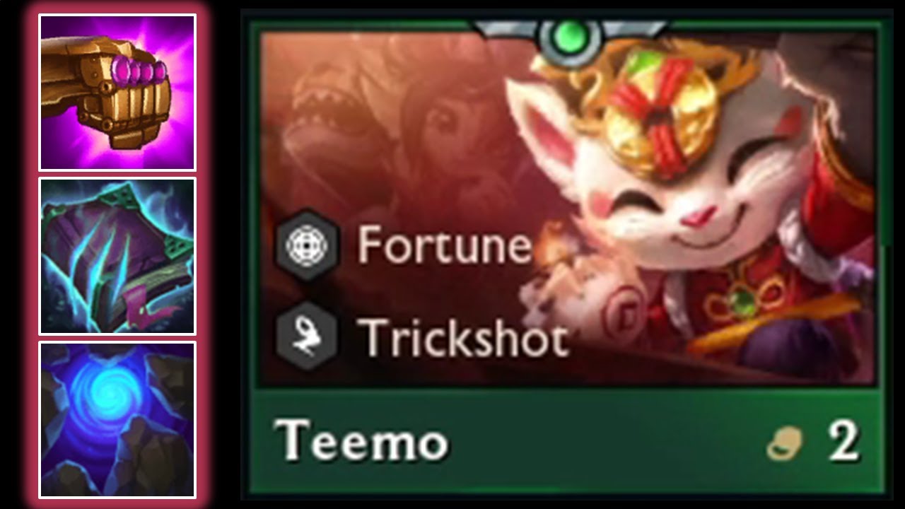 Teemo Carry Using 6 Ghostly Damage Amp - Set 11 Inkborn Fables - YouTube