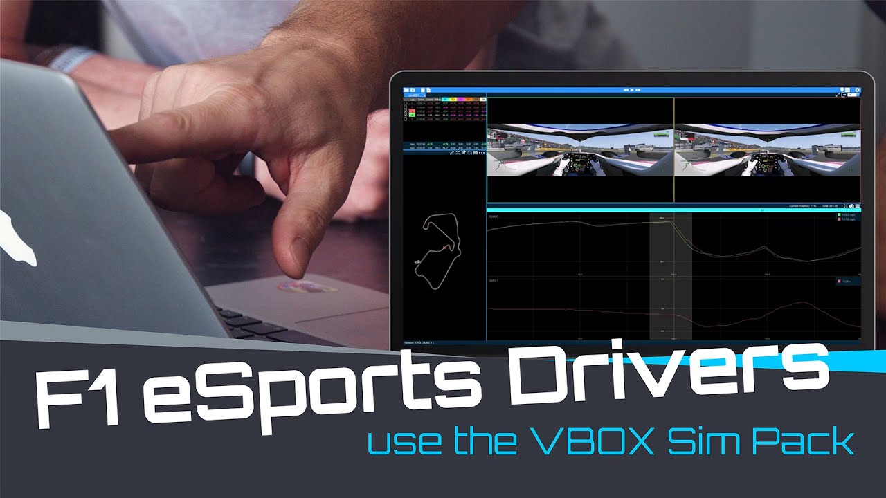 F1 eSports drivers use the VBOX Sim Pack to go faster - YouTube