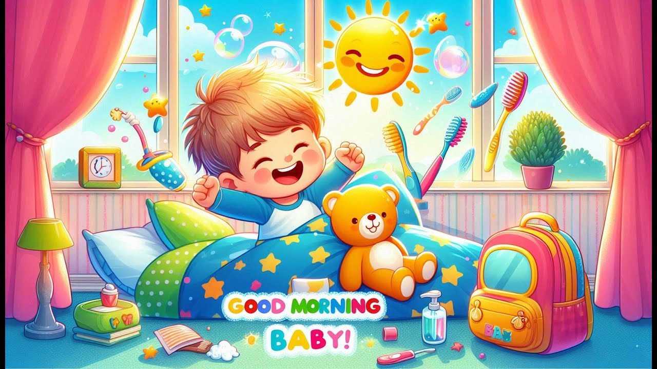 Good Morning Baby! | Nursery Rhymes & Kids Songs | Wake Up, Brush ...