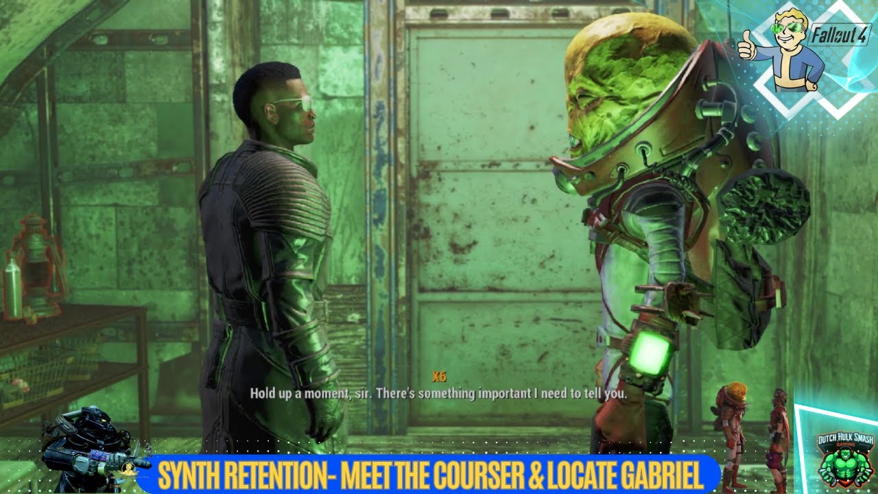 Synth Retention- Meet the Courser & locate Gabriel in Fallout 4 Next ...