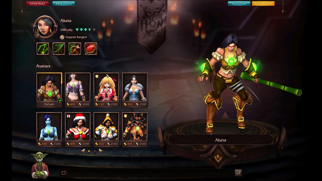 Exp60 - Aluna Heroes of Newerth in 2025, (HoN) MODES IS MID WARS - YouTube