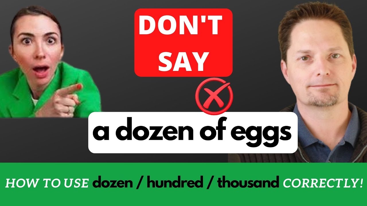 How to use DOZEN in English /Avoid mistakes made by Marina Mogilko from ...