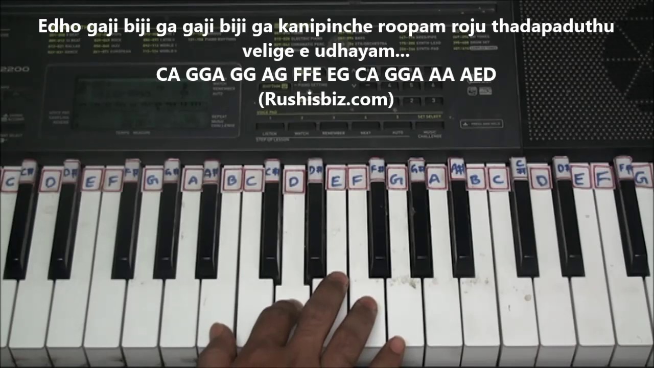 Enduko Emo - Rangam - Piano Tutorials | 1200 Songs BOOK/PDF @399 ...