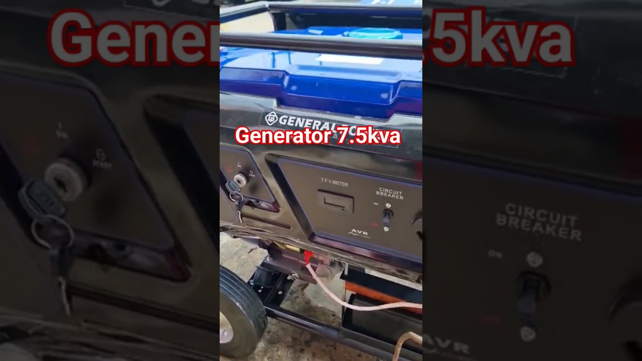 Genset tenaga Kuda GENERAL ET 10000 CE 👍👍 #genset #generator #fypシ ...