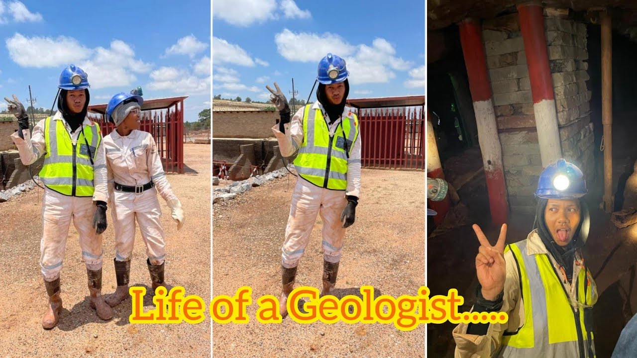 Geology intern Vlog... My daily routine as a Geologist... #Underground ...