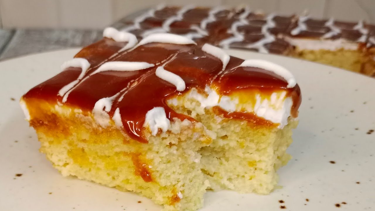 Turkish milk cake recipe || tres leches cake - YouTube