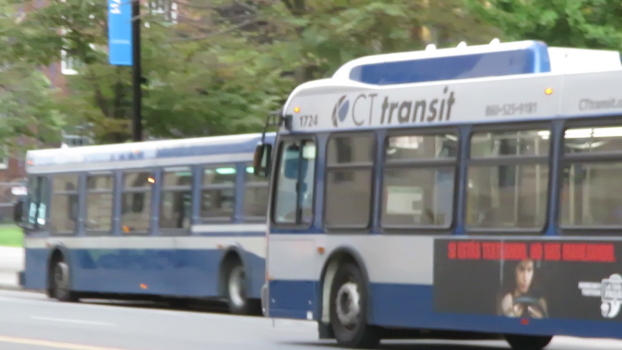 CTtransit #1724 on Route 61D - YouTube