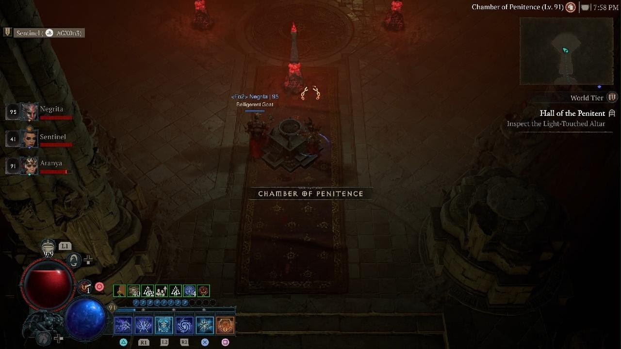 Ball Lighting Sorc Melting Boss Diablo4 - YouTube