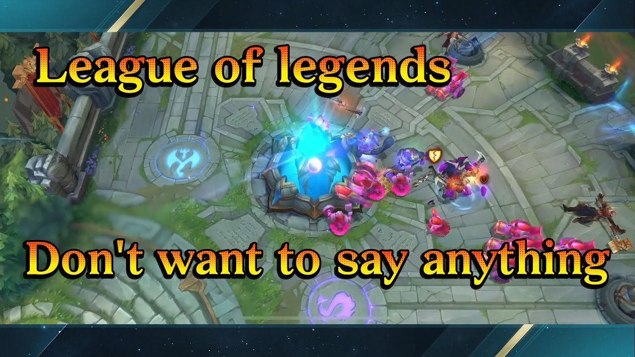 League of legends:【don't want to say anything】 #leagueoflegends #英雄聯盟 ...