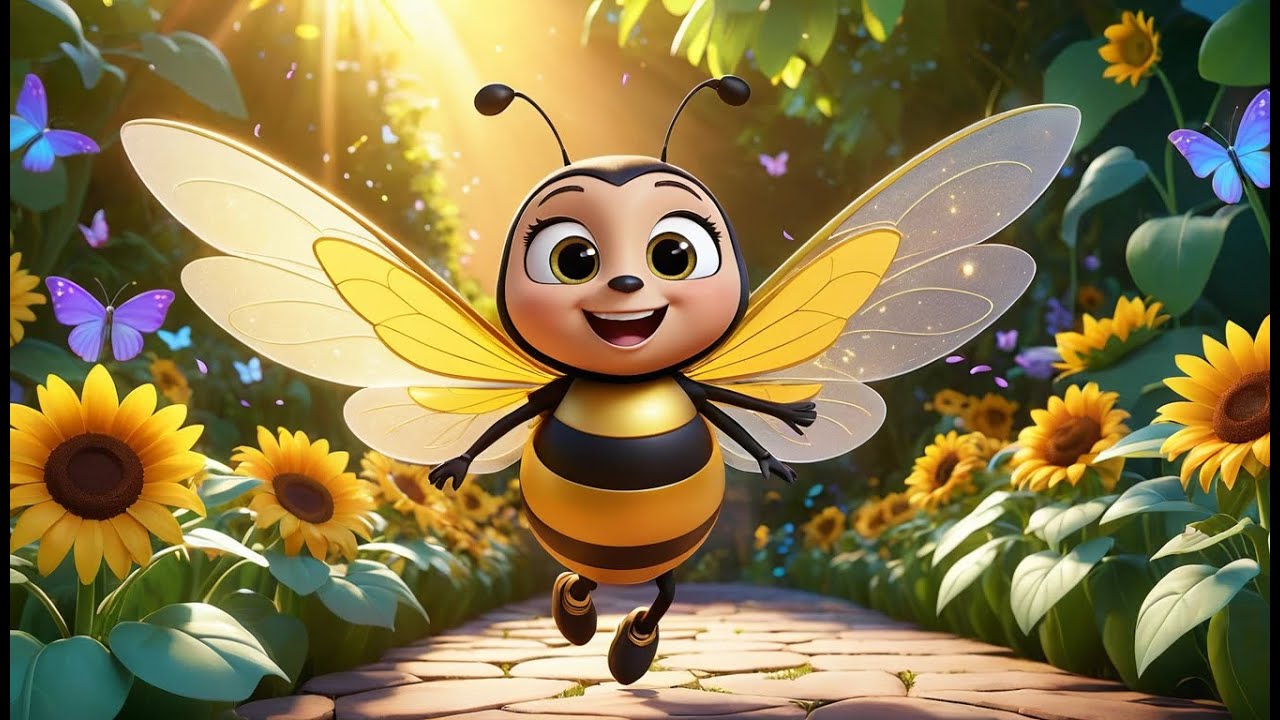 Buzzy Bee Boogie in the Garden! | Fun Bee Song for Kids | Garden Dance ...