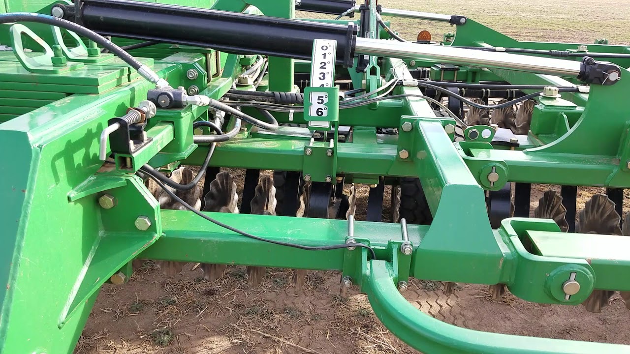 2014 Great Plains Turbo Max Till with adjustable gang angle - YouTube