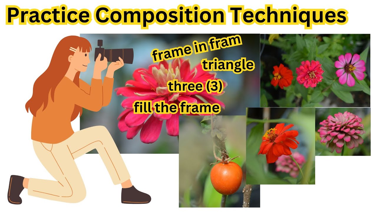Practice Photography Composition Techniques in A Garden at Home - YouTube