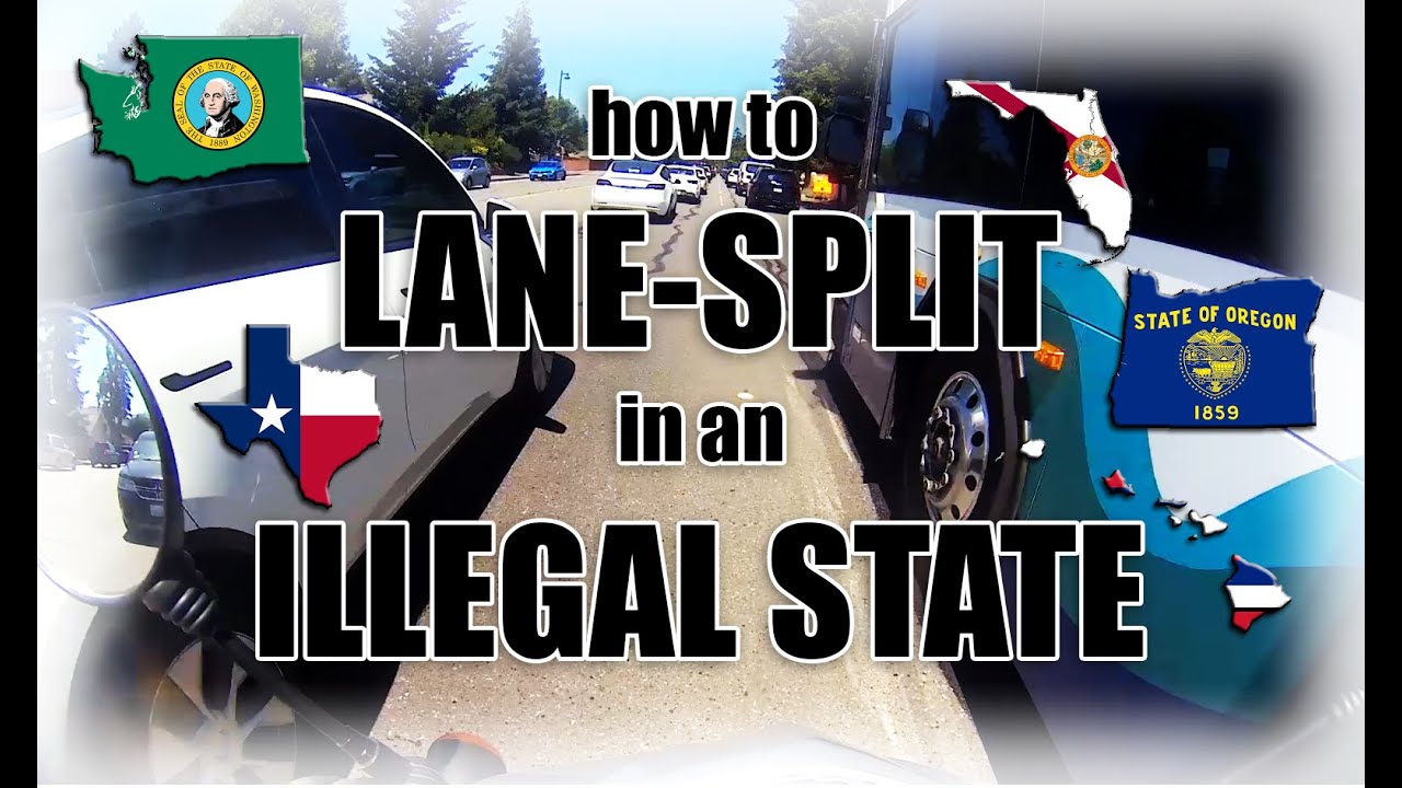 How to LANE-SPLIT and LANE-FILTER in an illegal state [Washington state ...