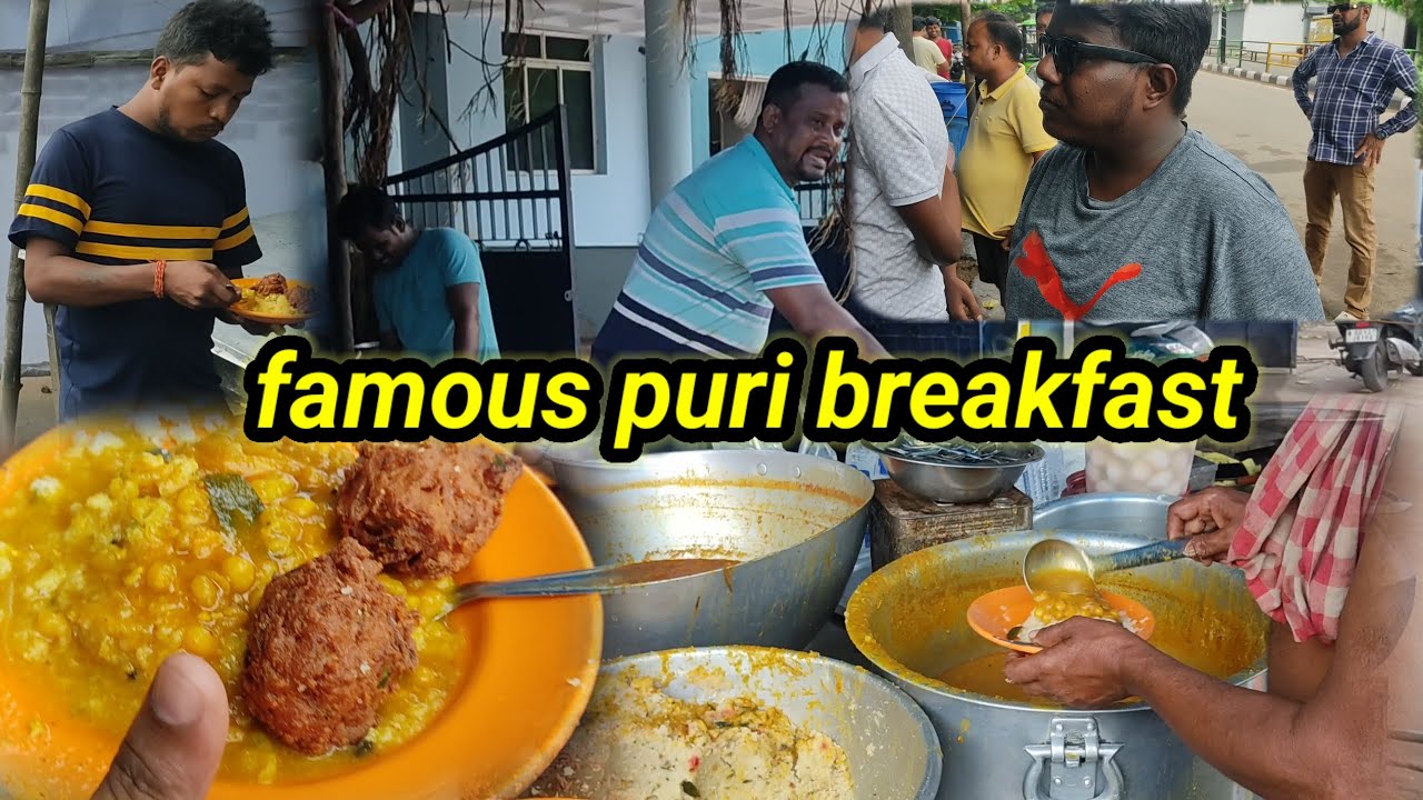 Famous Puri Breakfast #food #streetfood #puri #jayjagannath # ...