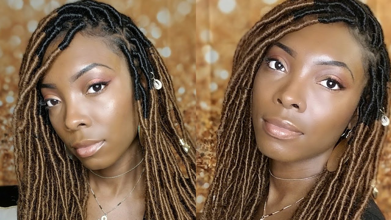 |How To Do Ombre Goddess Locs| Made Simple! - YouTube