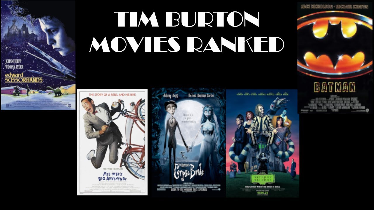 Tim Burton Movies Ranked - YouTube