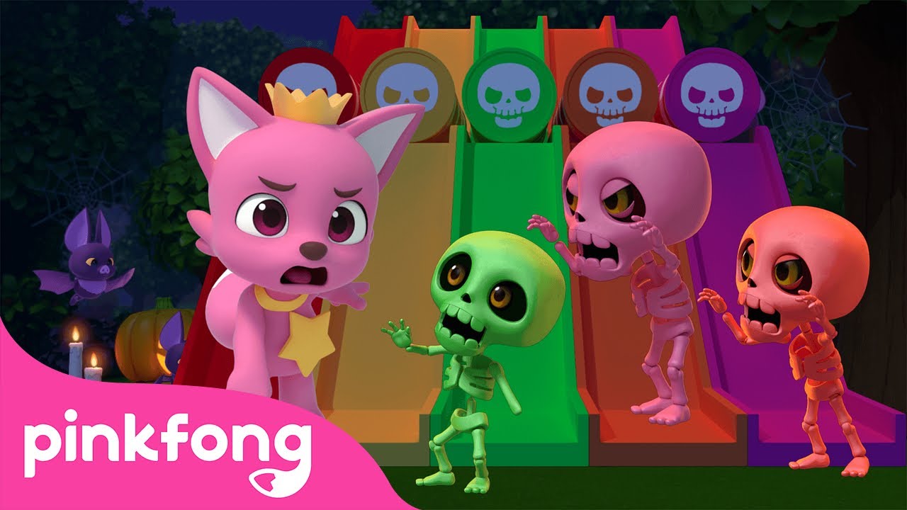 Baby Shark Halloween Slide and more! | Halloween for Kids | Pinkfong ...