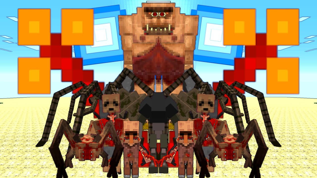 Cyclops Vs X100 parasites In Minecraft | [1vs100 Battle] | Minecraft ...