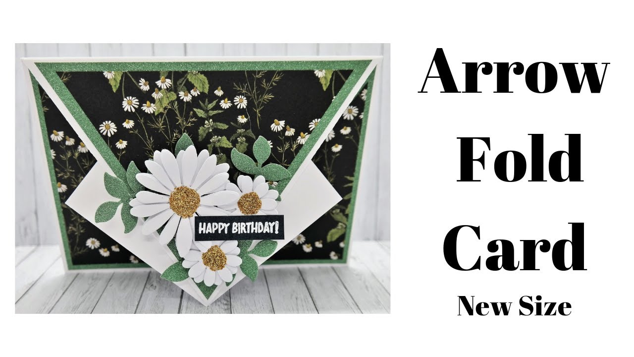 Arrow Fold Card | New Size | Original Design - YouTube