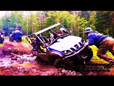 Yamaha Rhino 4 Seater Mudding 4x4 Side by Side Mud Pit - YouTube