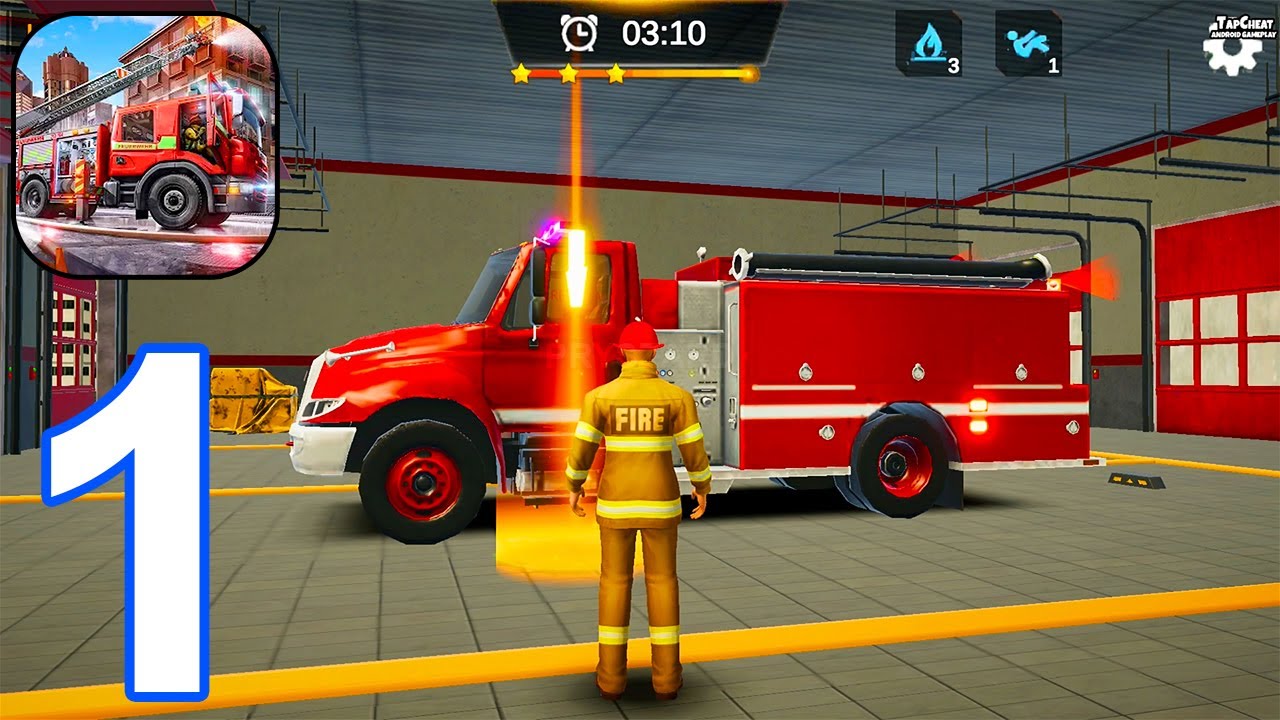 I'm Fireman: Rescue Simulator - Gameplay Part 1 911 Fire Truck ...