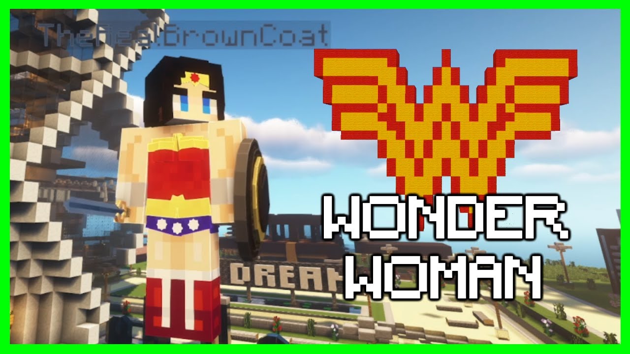 Minecraft but Im Wonder Woman - Legends Mod - YouTube
