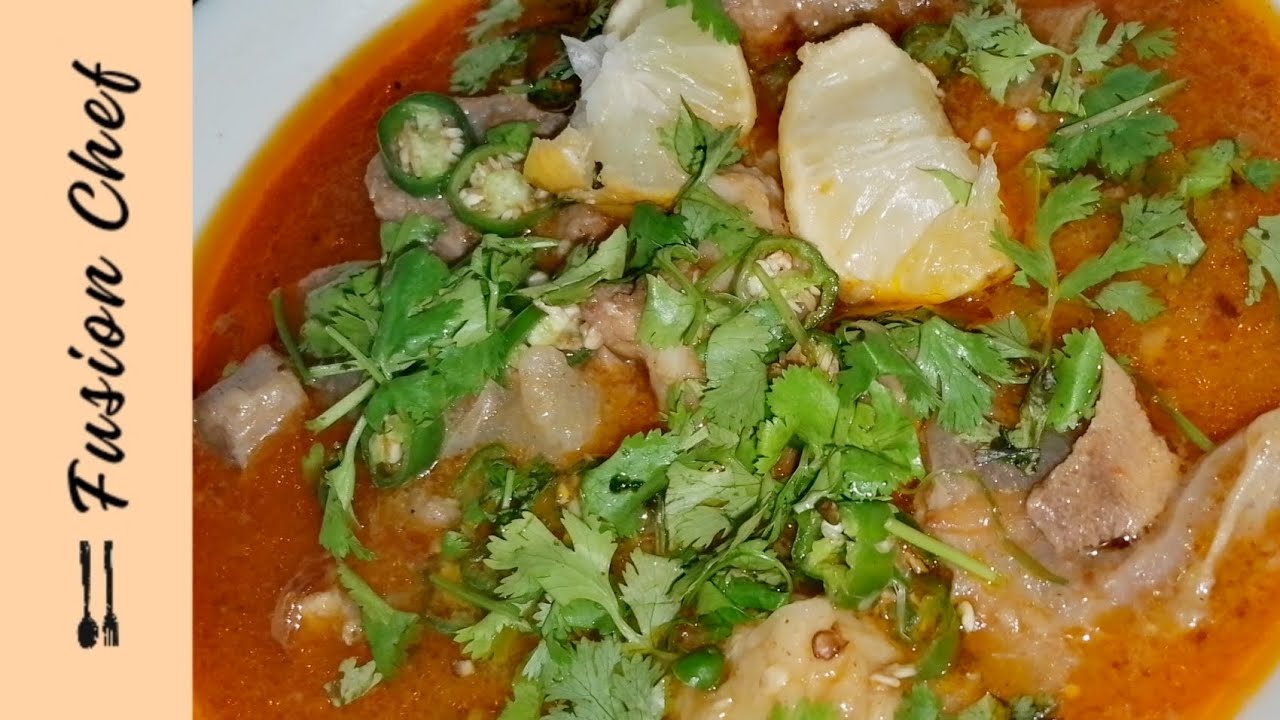 How to make best nehari at home | One pot Nehari By Fusion Chef - YouTube