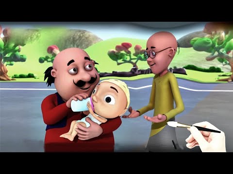 Motu Patlu Playing With Baby 👶 | Motu Patlu Animation Video - YouTube