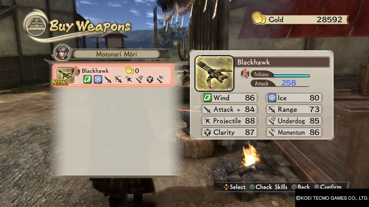 SAMURAI WARRIORS: Spirit of Sanada. Rare Weapon (Motonari Mori) - YouTube