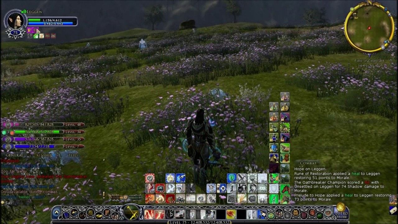 LOTRO - Rune Keeper Gameplay (Level 75) [Lord of the Rings Online ...