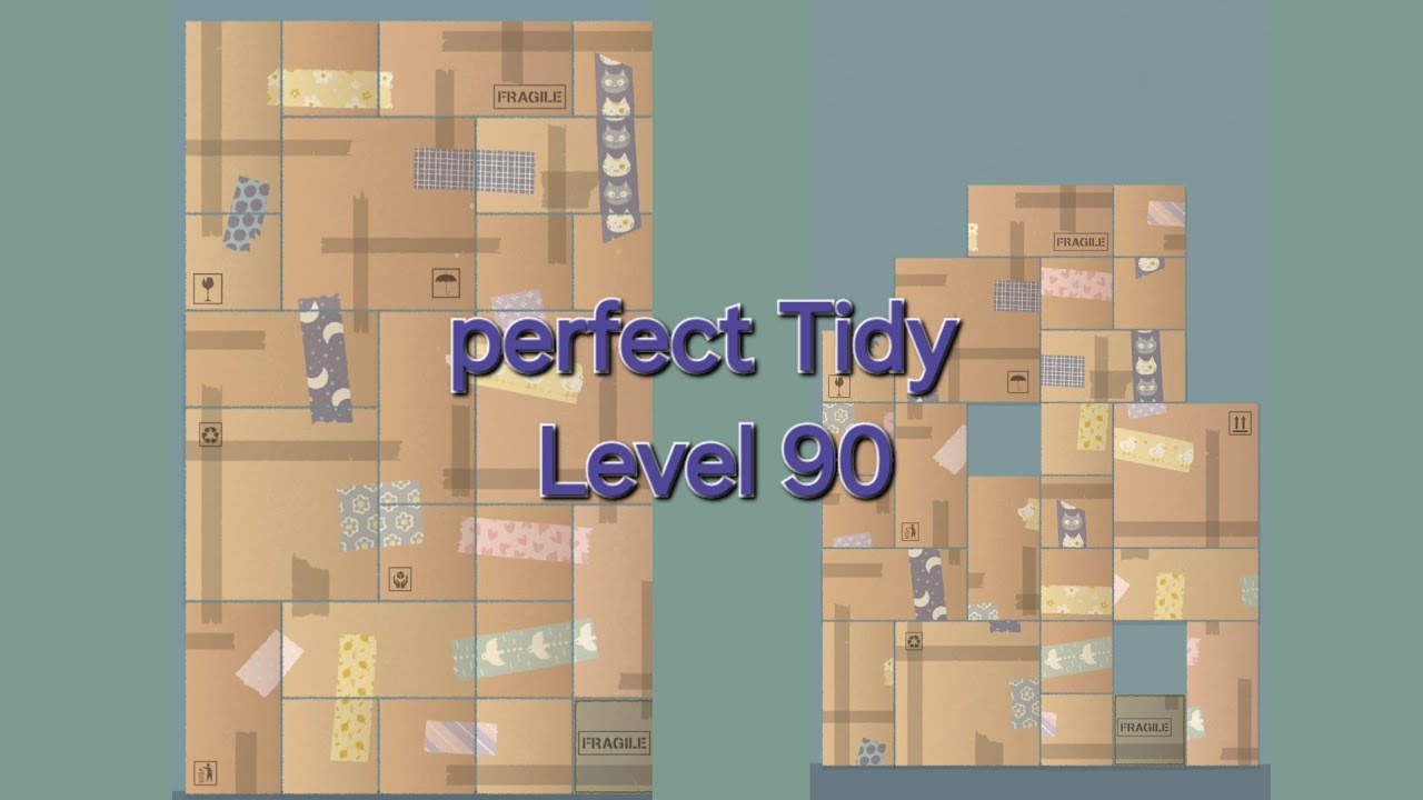 Perfect Tidy Level 90 | Walkthrough Game |حل لعبة @roro29391 - YouTube