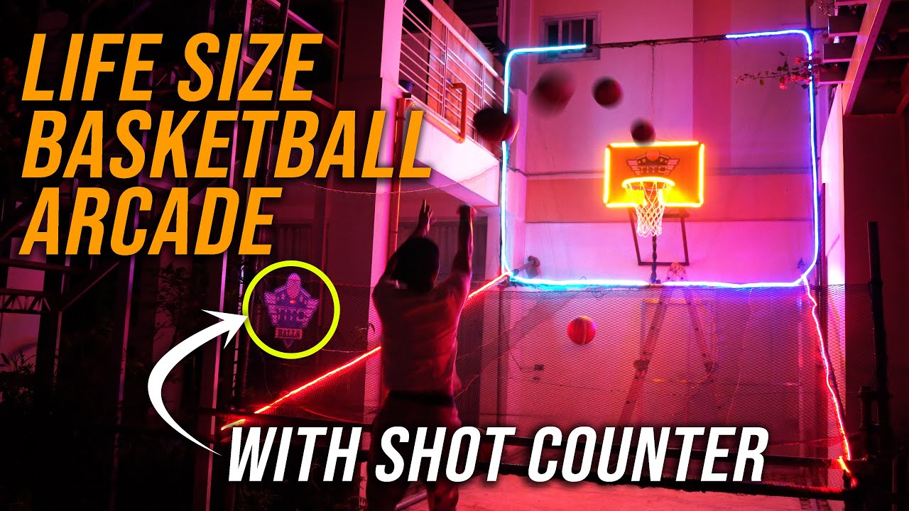 PINOY ARCHITECT BUILDS A BASKETBALL ARCADE - YouTube