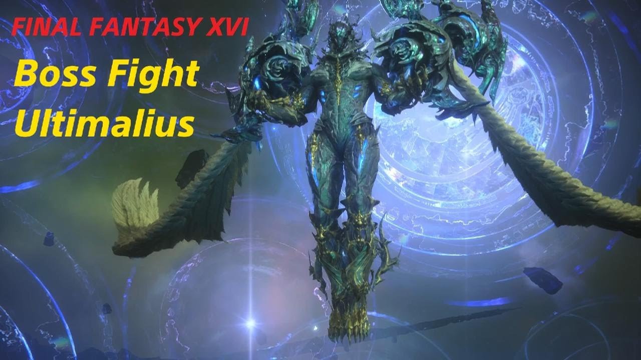 FINAL FANTASY 16 (Boss Fight) Ultimalius [Final Fantasy Mode] - YouTube