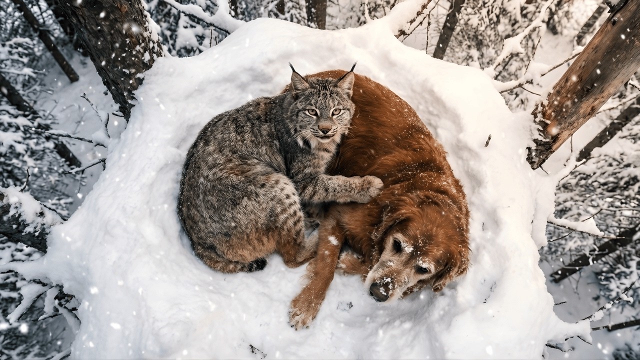Bobcat Found an Injured Dog — What It Did Next Is Unbelievable - YouTube
