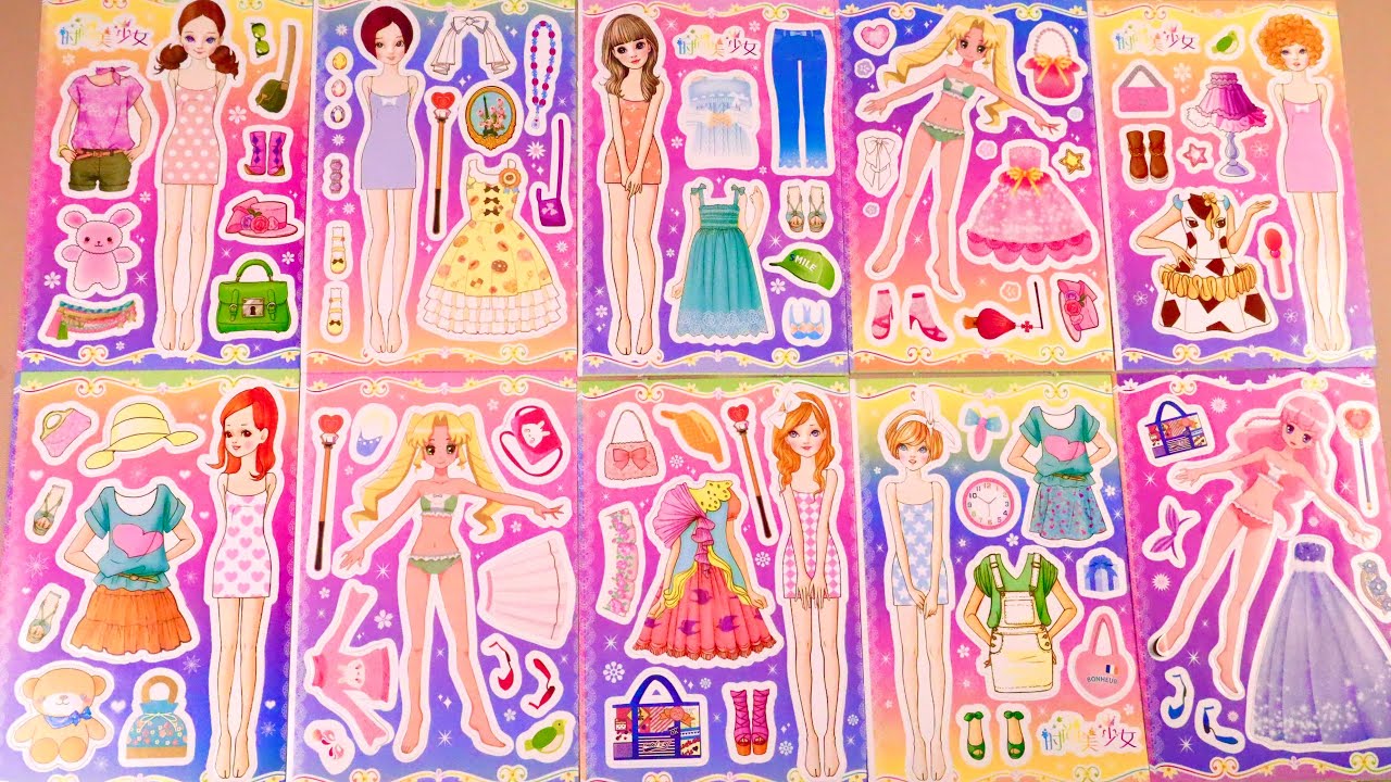 Paper diy ️Satisying with Home Clothes Dress Up 15 Princess TOP MODEL ...