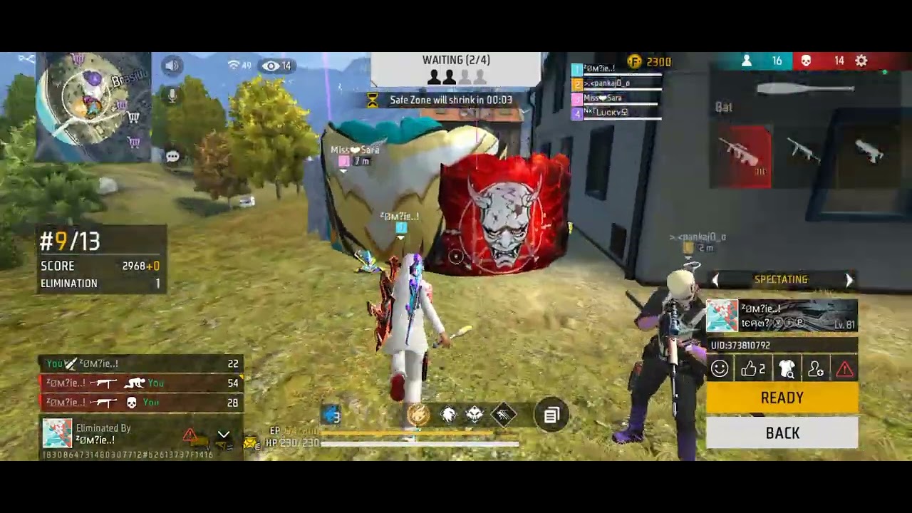 Level 81 player gameplay 16 kills but simply waste 😂 - YouTube