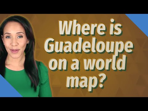 Where is Guadeloupe on a world map?